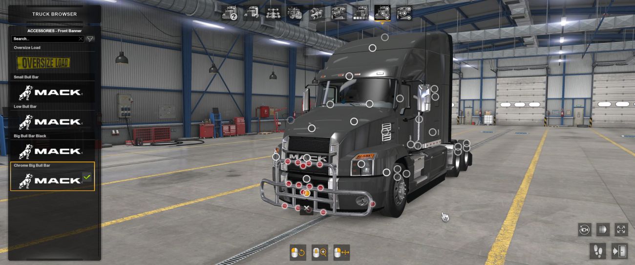 Bullbars per Mack Anthem SCS Version per ATS