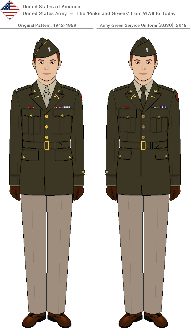 Uniformi Ufficiali Militari Americani Uniforme Di Servizio E
