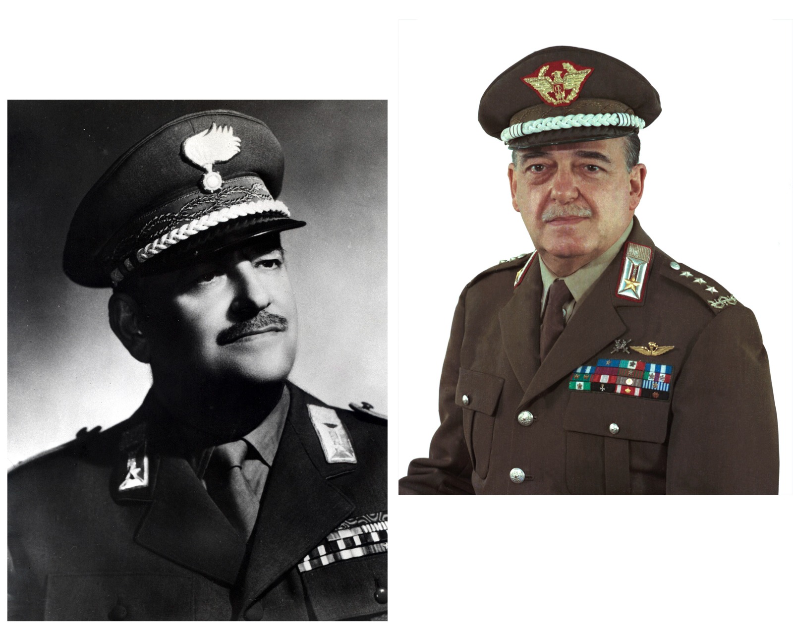 La strana uniforme di Carlo Alberto dalla Chiesa.