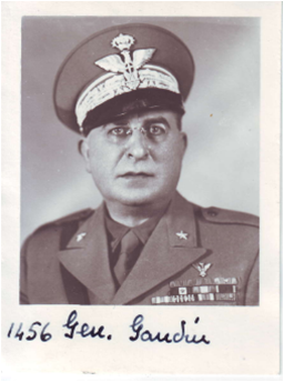 composizione del medagliere del Generale di Divisione Antonio GANDIN ...