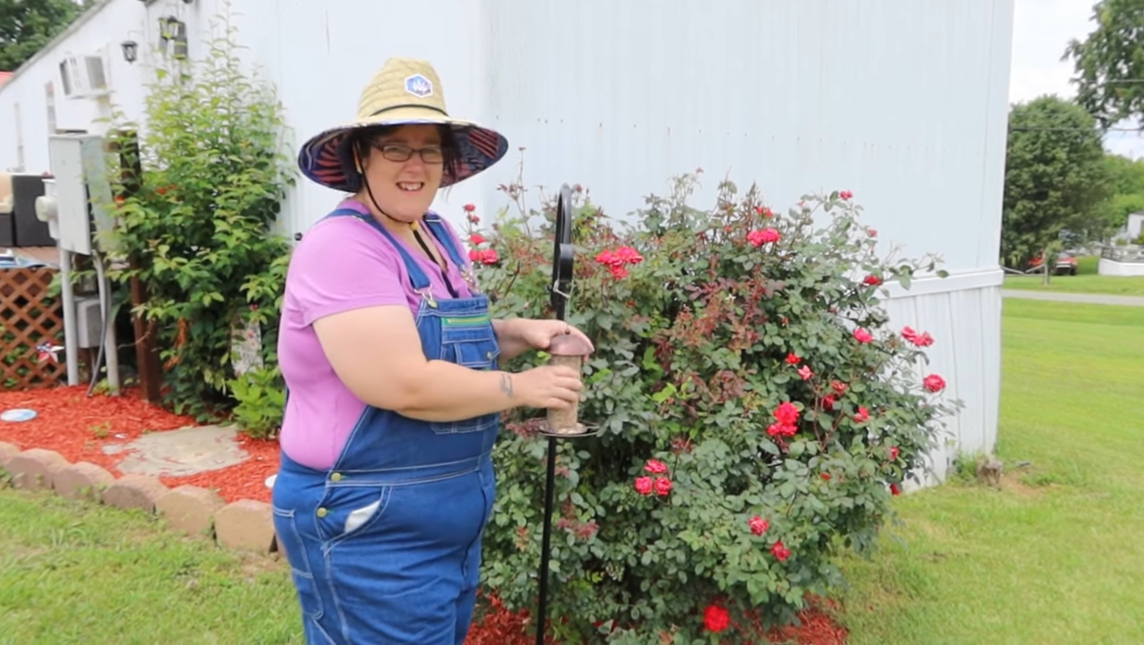 Welcome to scratch n sniffs trailer park. The Half assed homestead with overgrown shrubs and ...