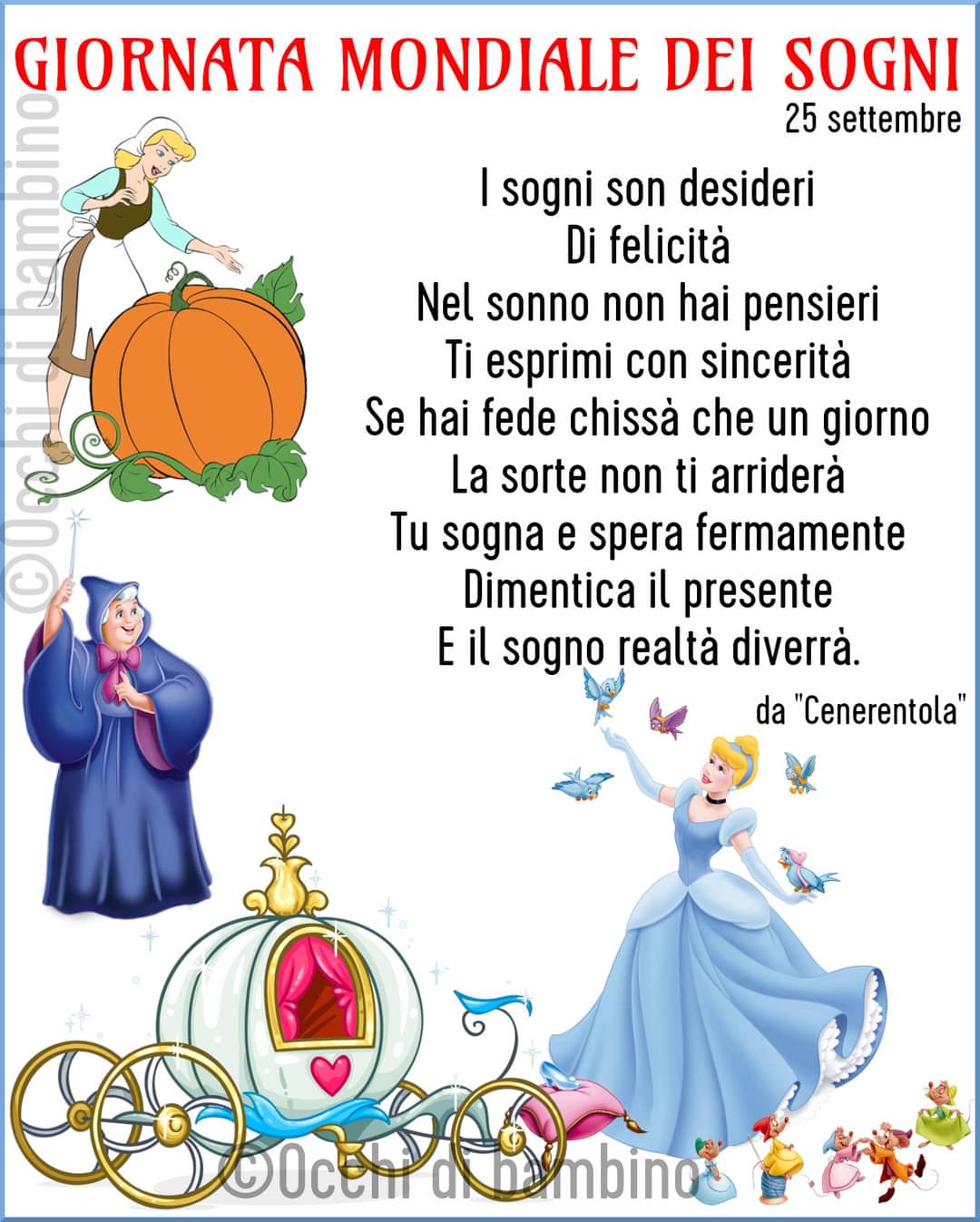 25 Settembre: Giornata Mondiale dei Sogni