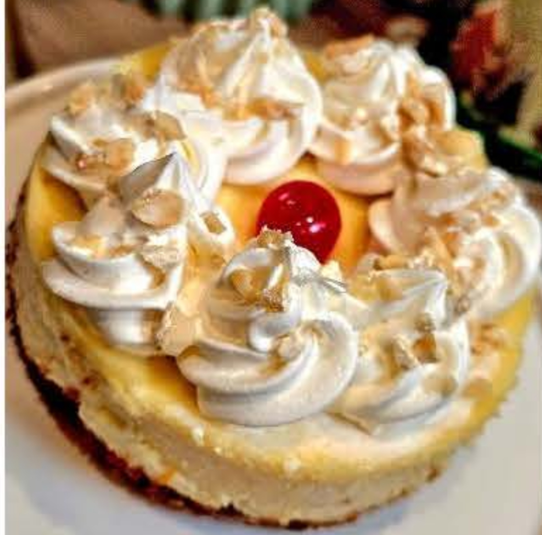 Cheesecake de turrón