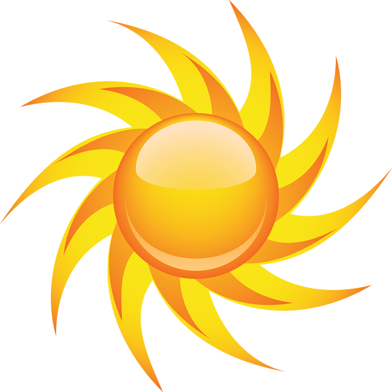 SOLE IN PNG PER LA TUA GRAFICA [PER PHOTOSHOP E PSP]