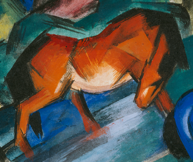 CAVALLO ROSSO E BLU - Franz Marc