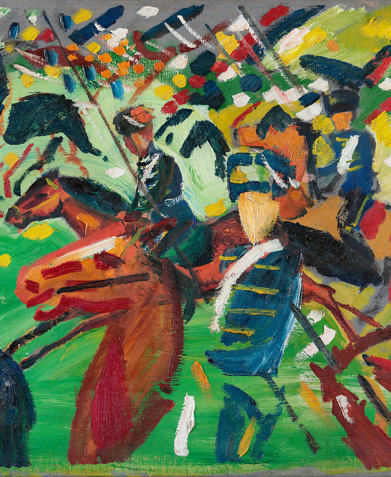 USSARI ALL'ASSALTO - August Macke