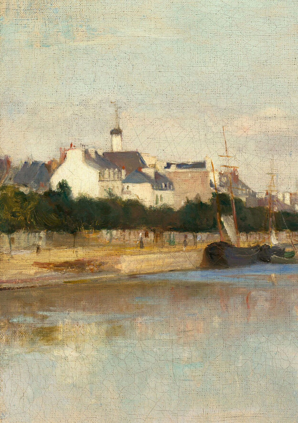 Veduta del piccolo porto di Lorient (Vue du petit port de Lorient)