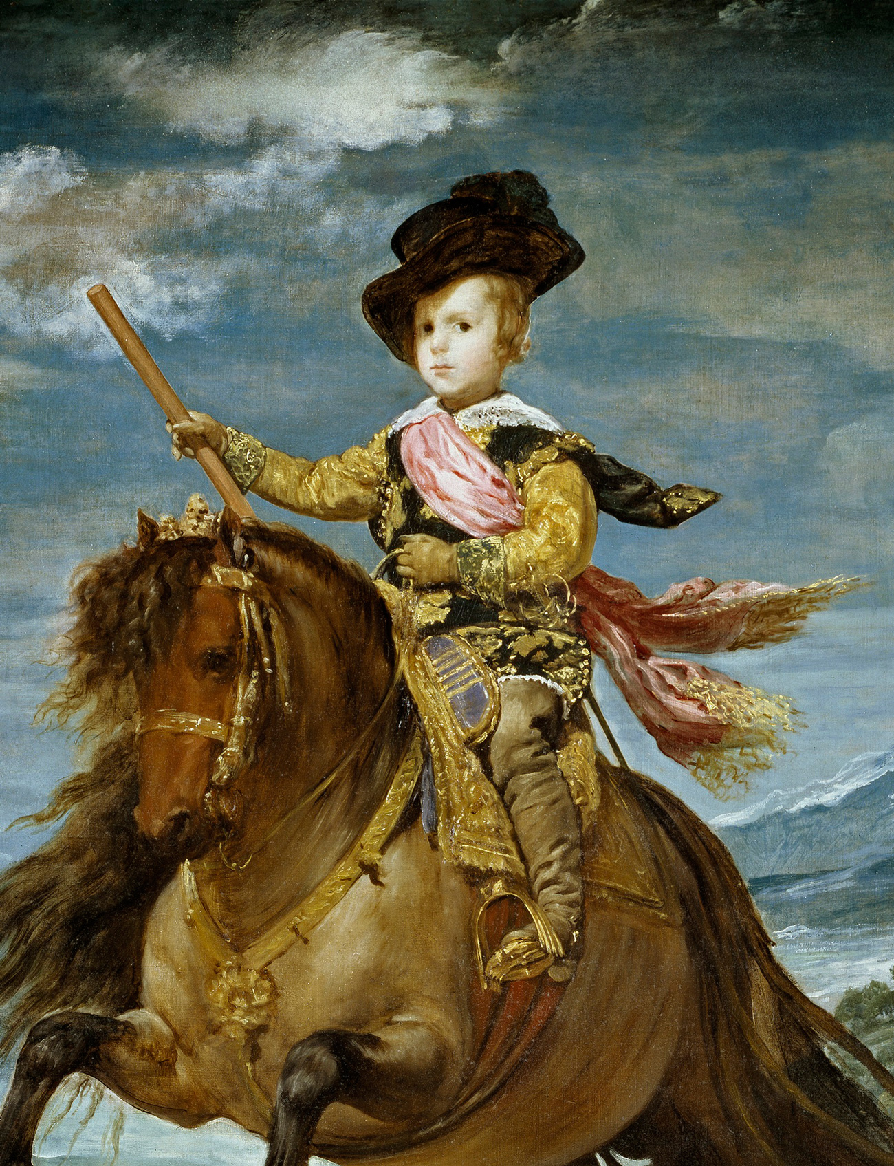 Ritratto del principe Baltasar Carlos a cavallo