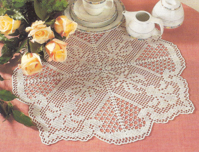 Centrotavola all'uncinetto