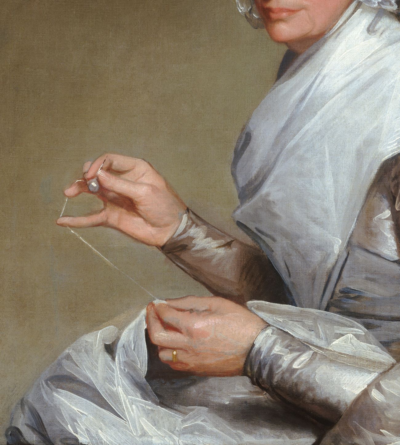 CATHERINE BRASS YATES (Mrs. Richard Yates) - Gilbert Stuart