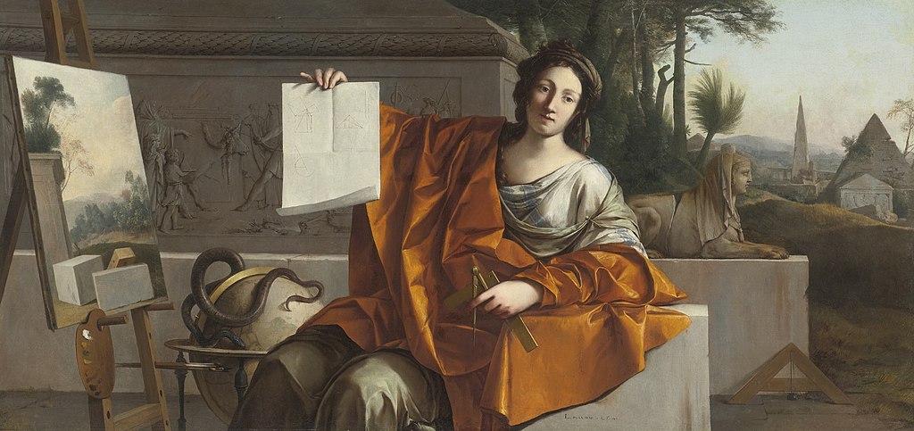 ALLEGORIA DELLA GRAMMATICA - Laurent de La Hyre