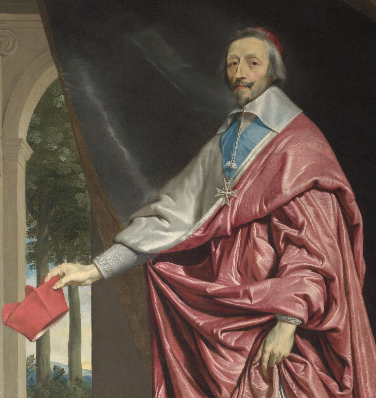 TRIPLICE RITRATTO DEL CARDINALE RICHELIEU - Philippe de Champaigne