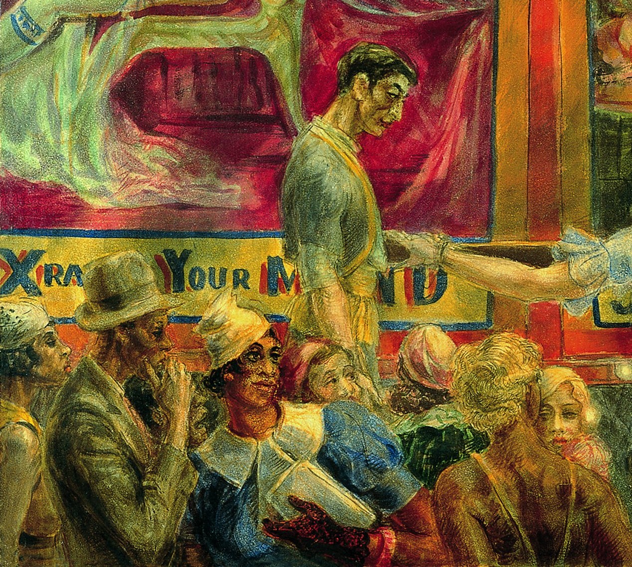 SMOKO. THE HUMAN VOLCANO - Reginald Marsh