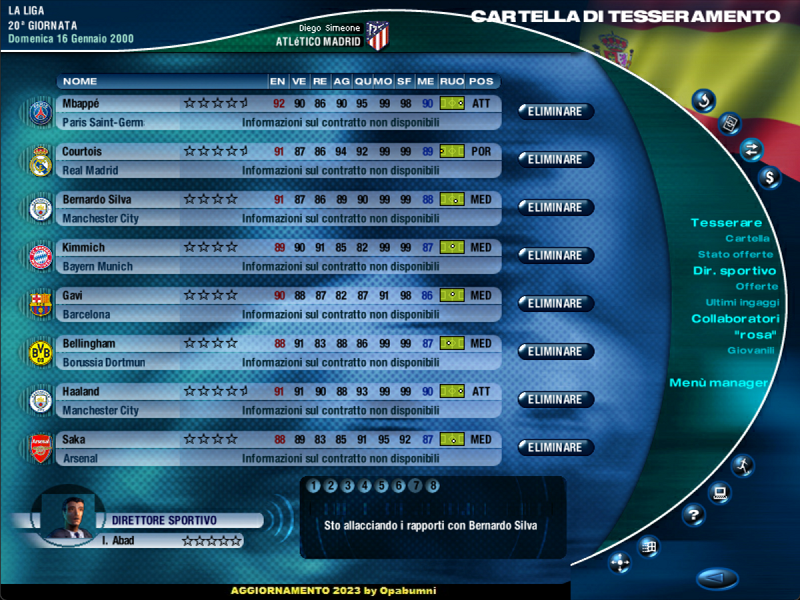 SCREENS AGGIORNAMENTO 2023