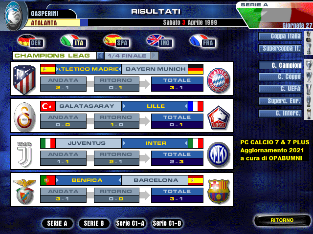 SCREENS AGGIORNAMENTO 2021