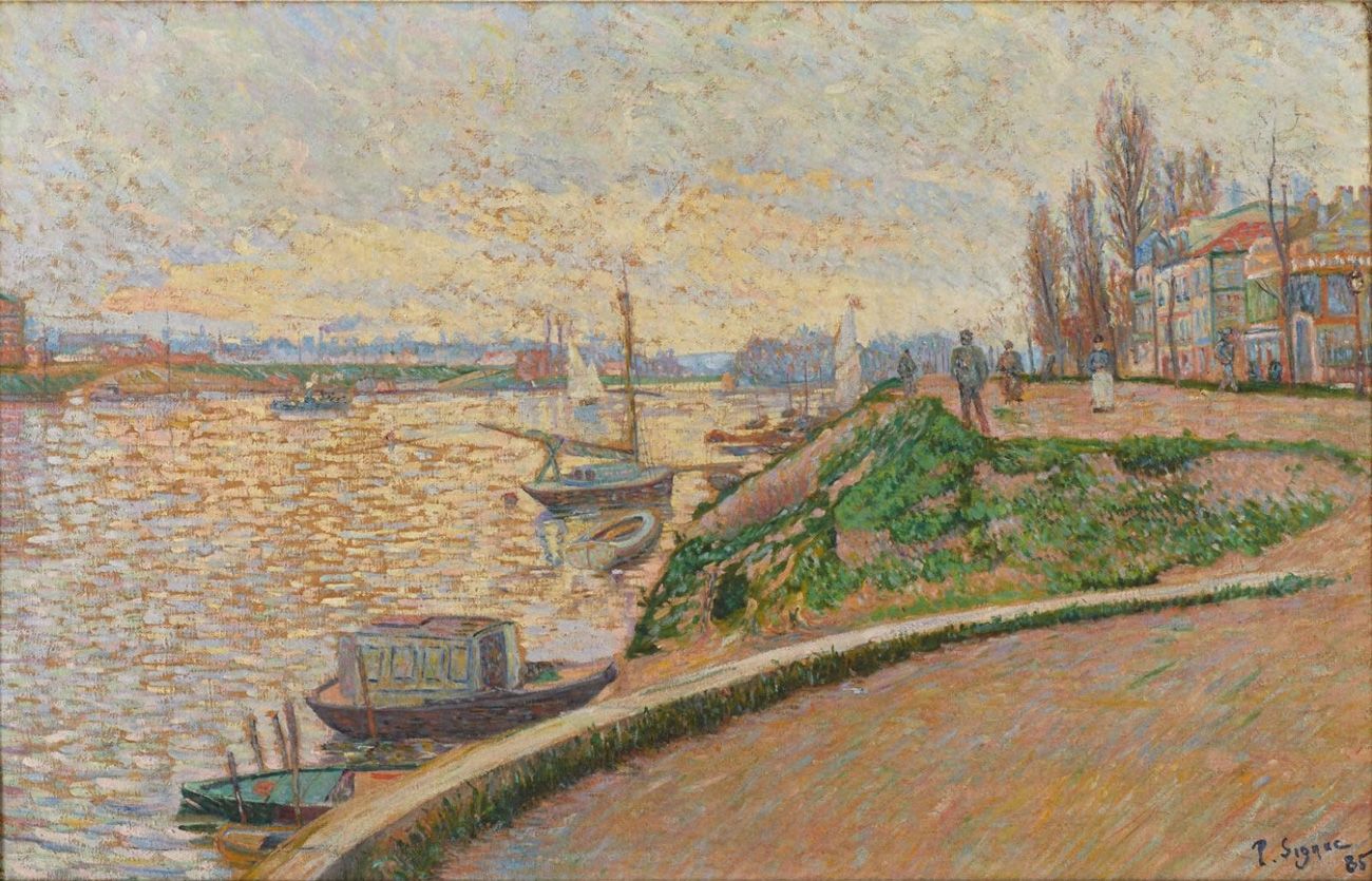 CLIPPER A ASNIERES OPUS 155 - Paul Signac