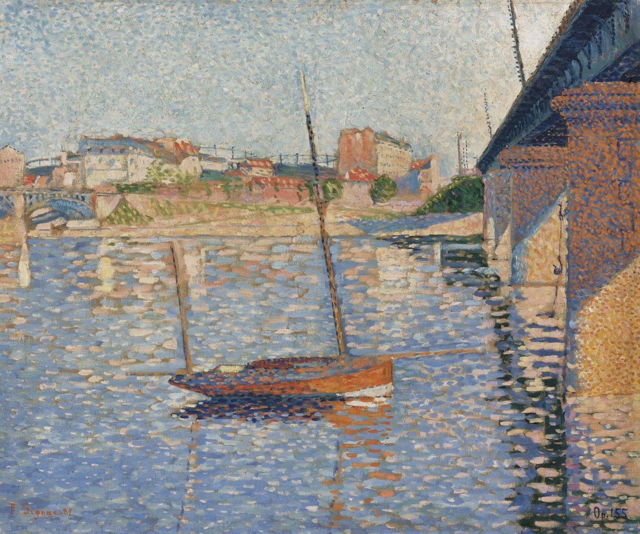 CLIPPER A ASNIERES OPUS 155 - Paul Signac