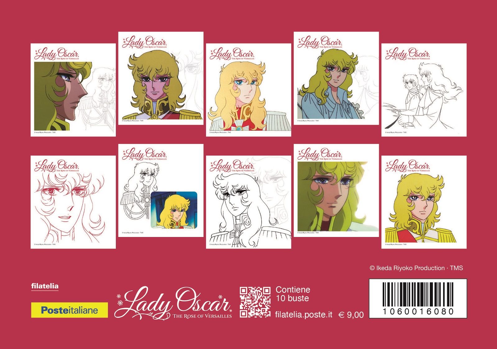 LADY OSCAR 3D COLLECTION ed i Francobolli Poste Italiane in arrivo!!!
