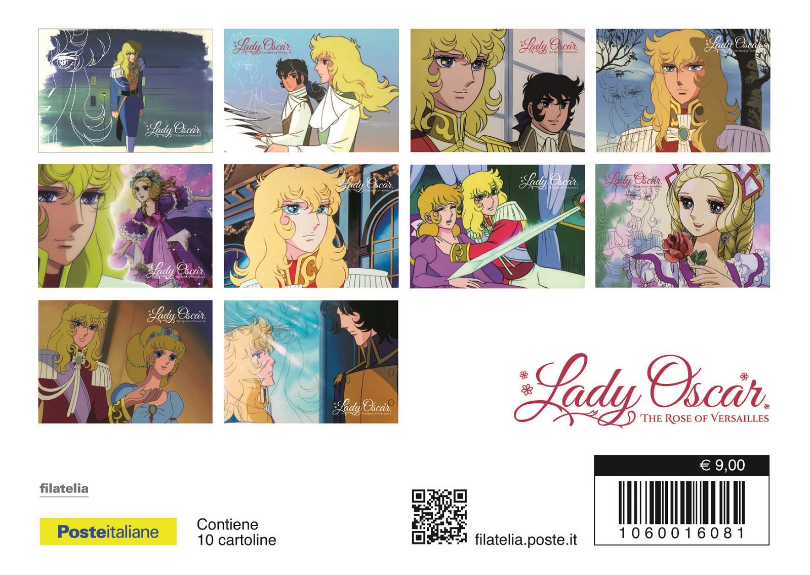 LADY OSCAR 3D COLLECTION ed i Francobolli Poste Italiane in arrivo!!!