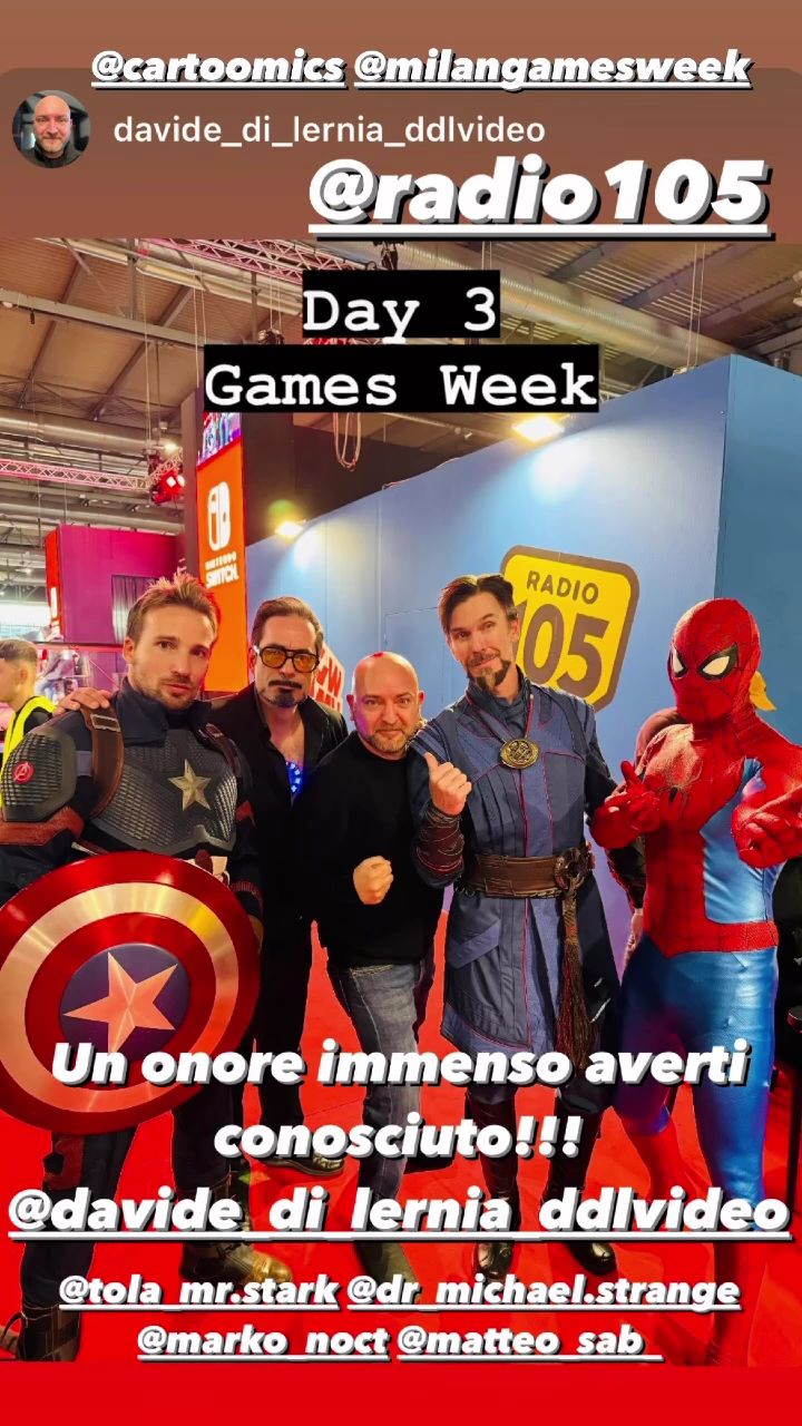Marvel Impersonators @ Milano Games Week 2023