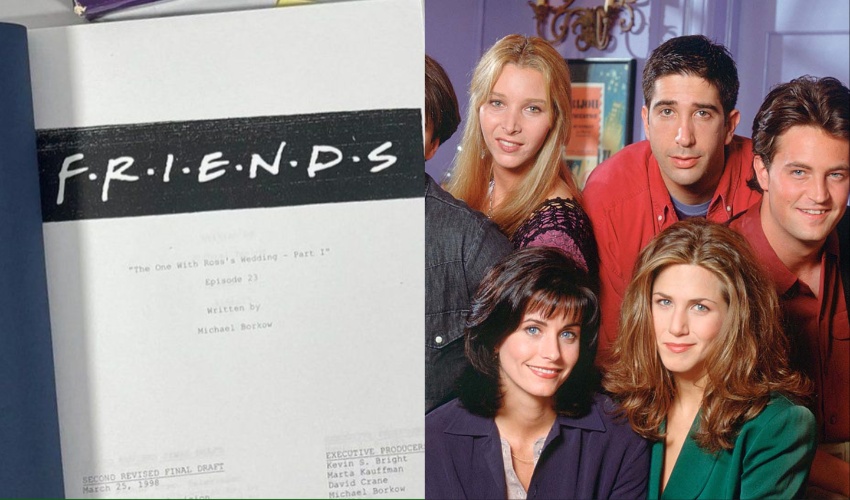 Gli script di Friends passano dal cestino alla grande vendita