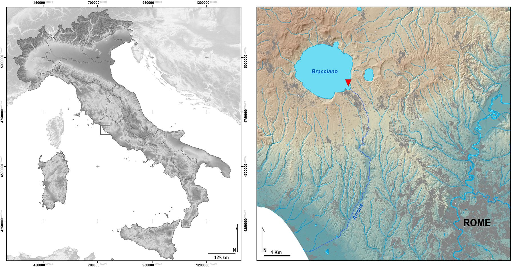 Subacquei scoprono canoe di 7000 anni dalle rive del lago di Bracciano