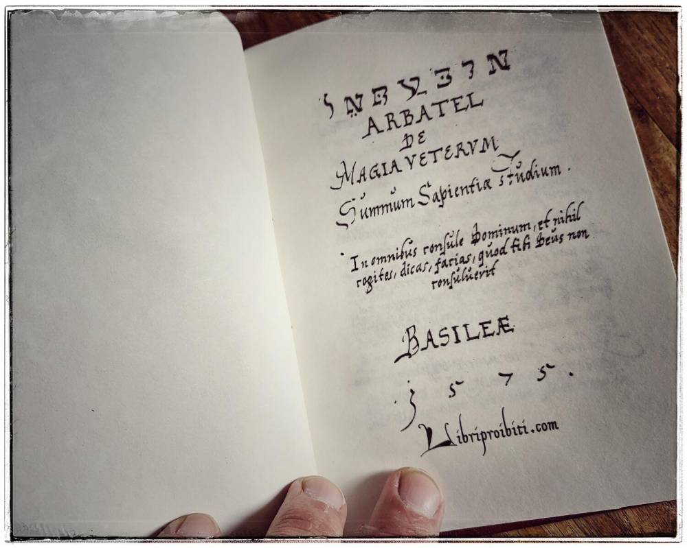 Arbatel de Magia Veterum: Magia sana per una vita sana