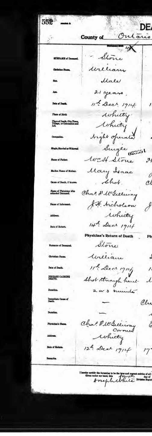 Omicidio di Billy Stone