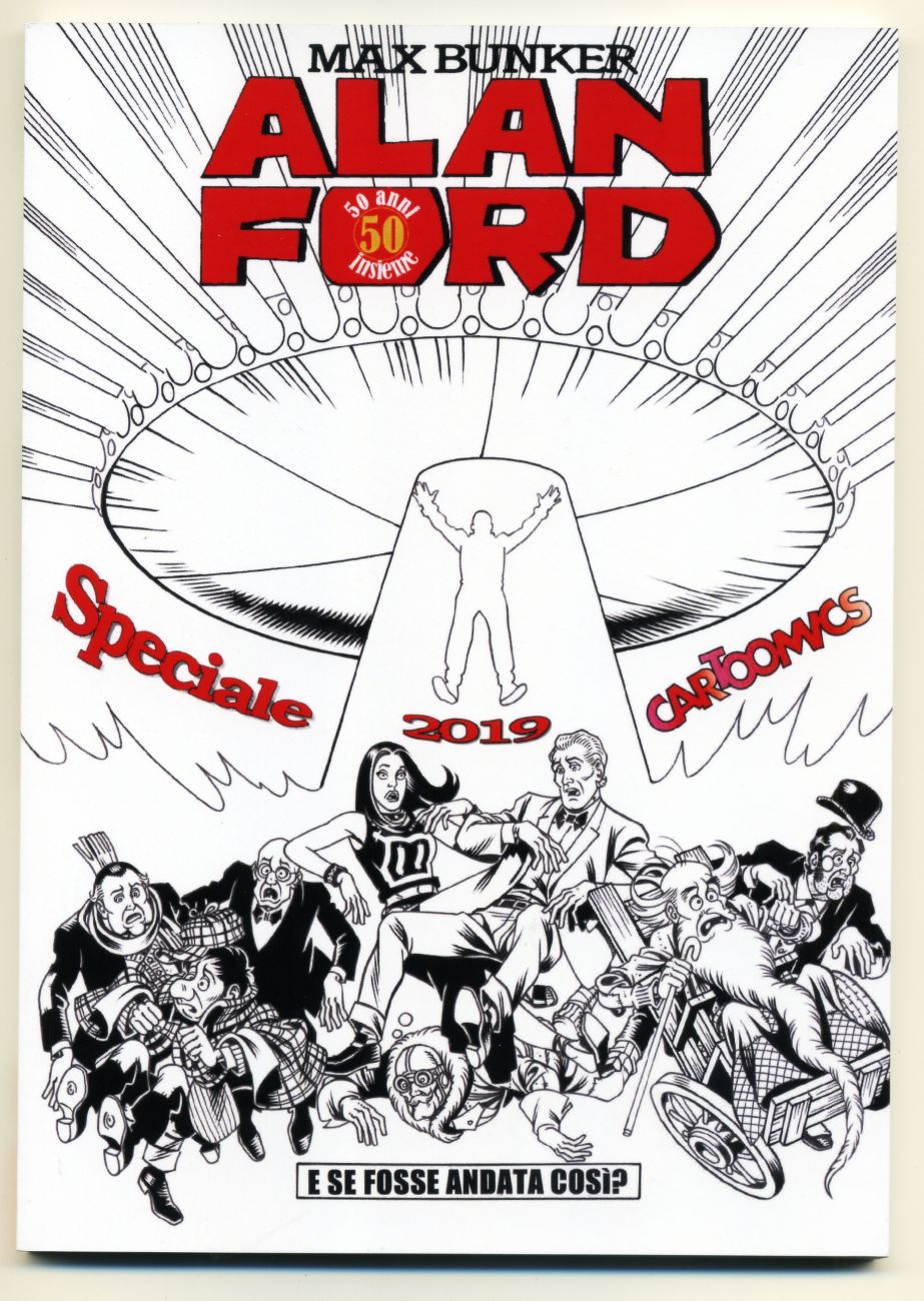 Alan Ford 597 variant Cartoomics: la retro(colorata) copertina