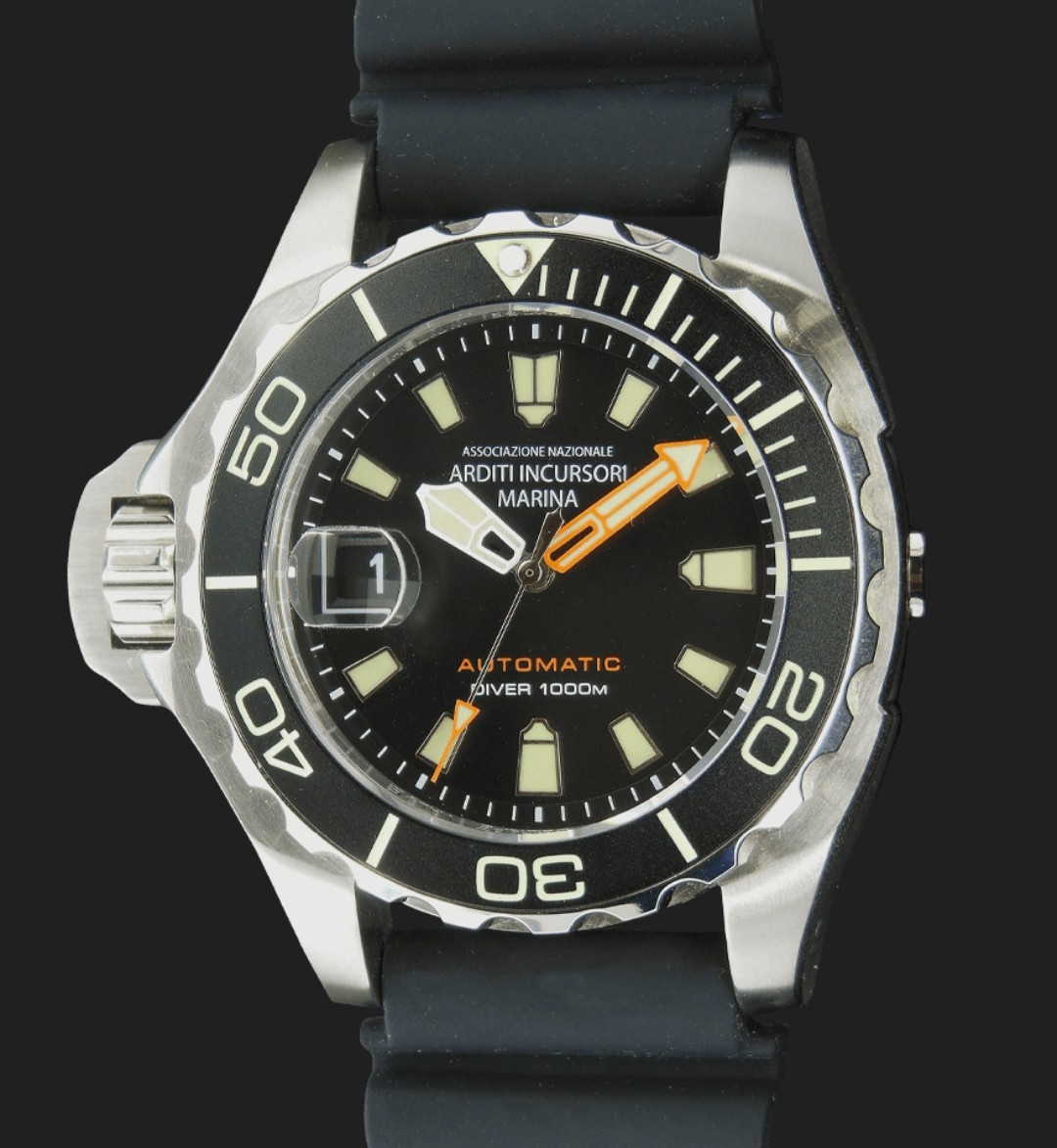 M.E.C. MILITARY - A.N.A.I.M. -DEEPWATER S1000 - AUTOMATIC DIVER 100 ATM