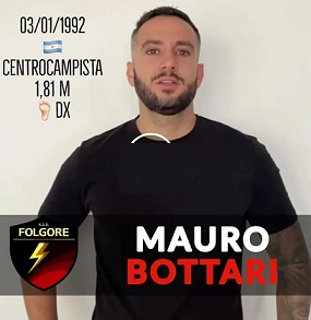 Colpo in casa Folgore Castelvetrano: Arriva Mauro Bottari!