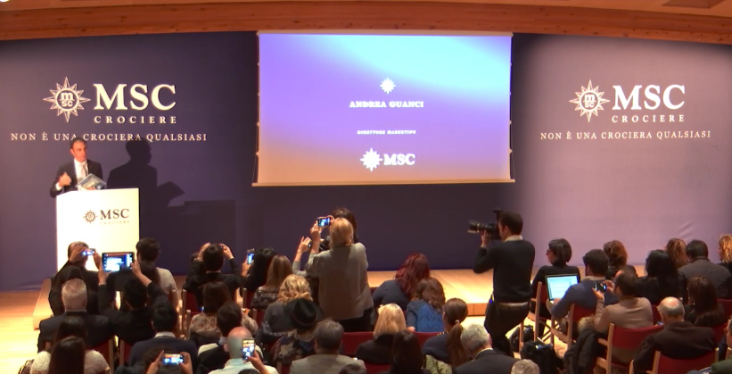 MSC Crociere: ore 11:00 del 8/2/2017 Presentazione nuovo catalogo 2018-2019