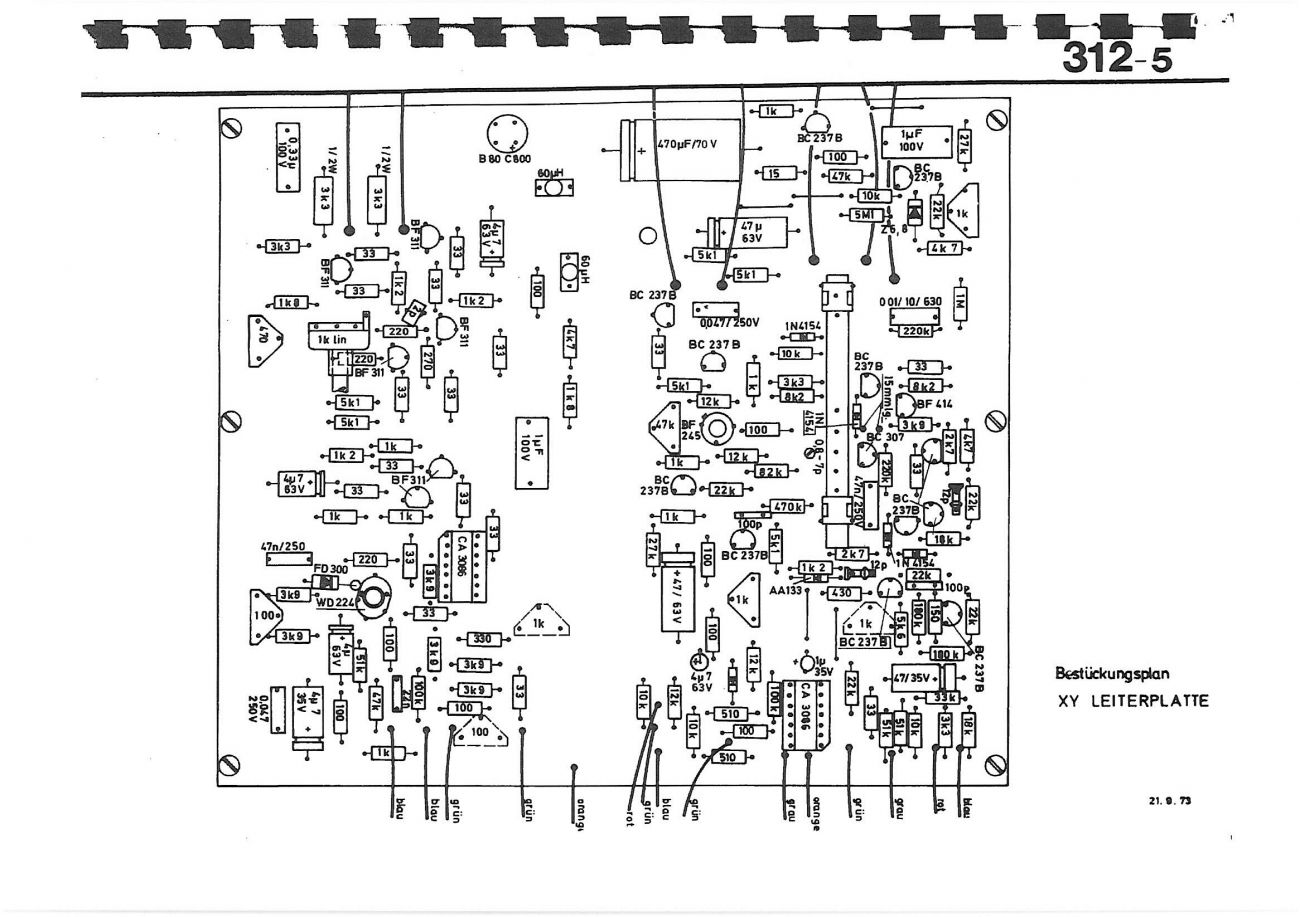 (881) Oscilloscopio Hameg HM312