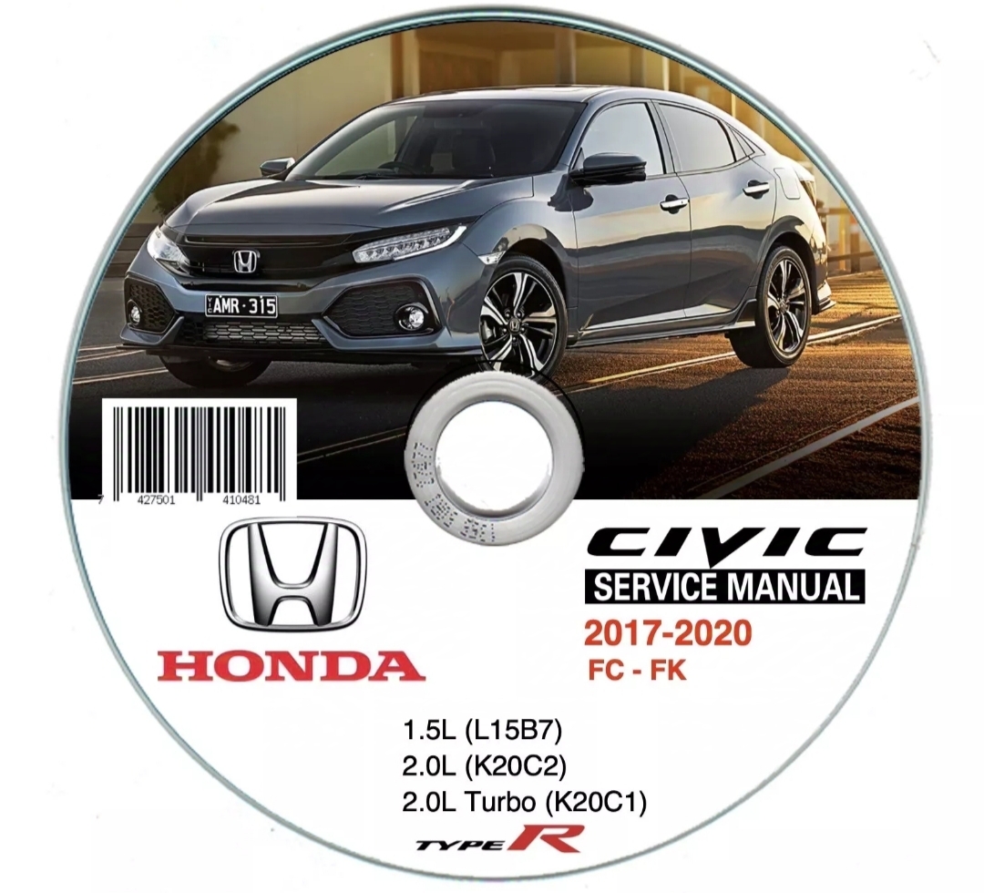 CD Honda Civic 10th gen. (2017-2020) Manuale d'officina FC/FK