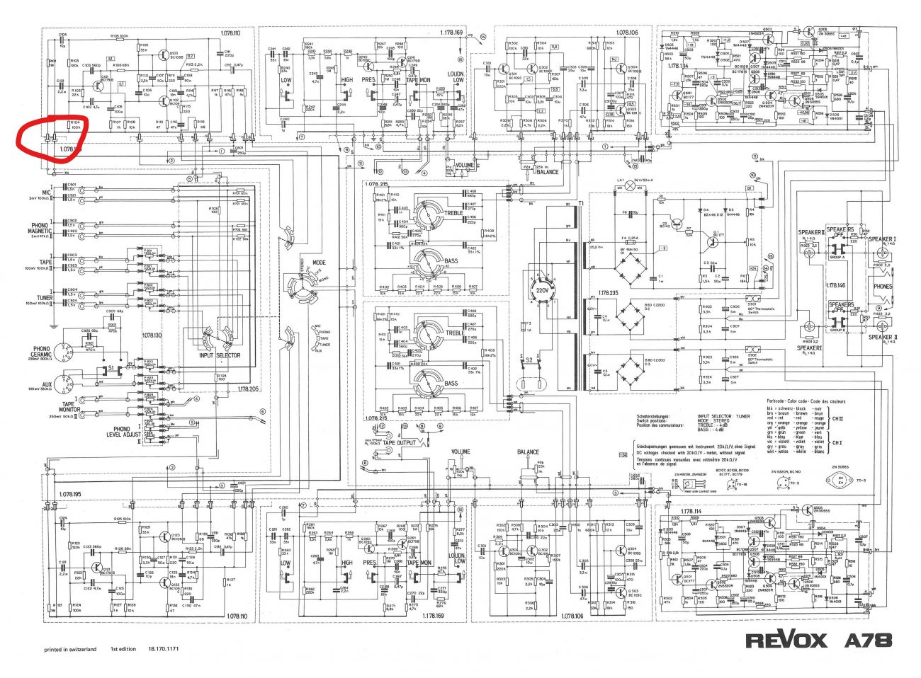 (1234) REVOX A78 MK2