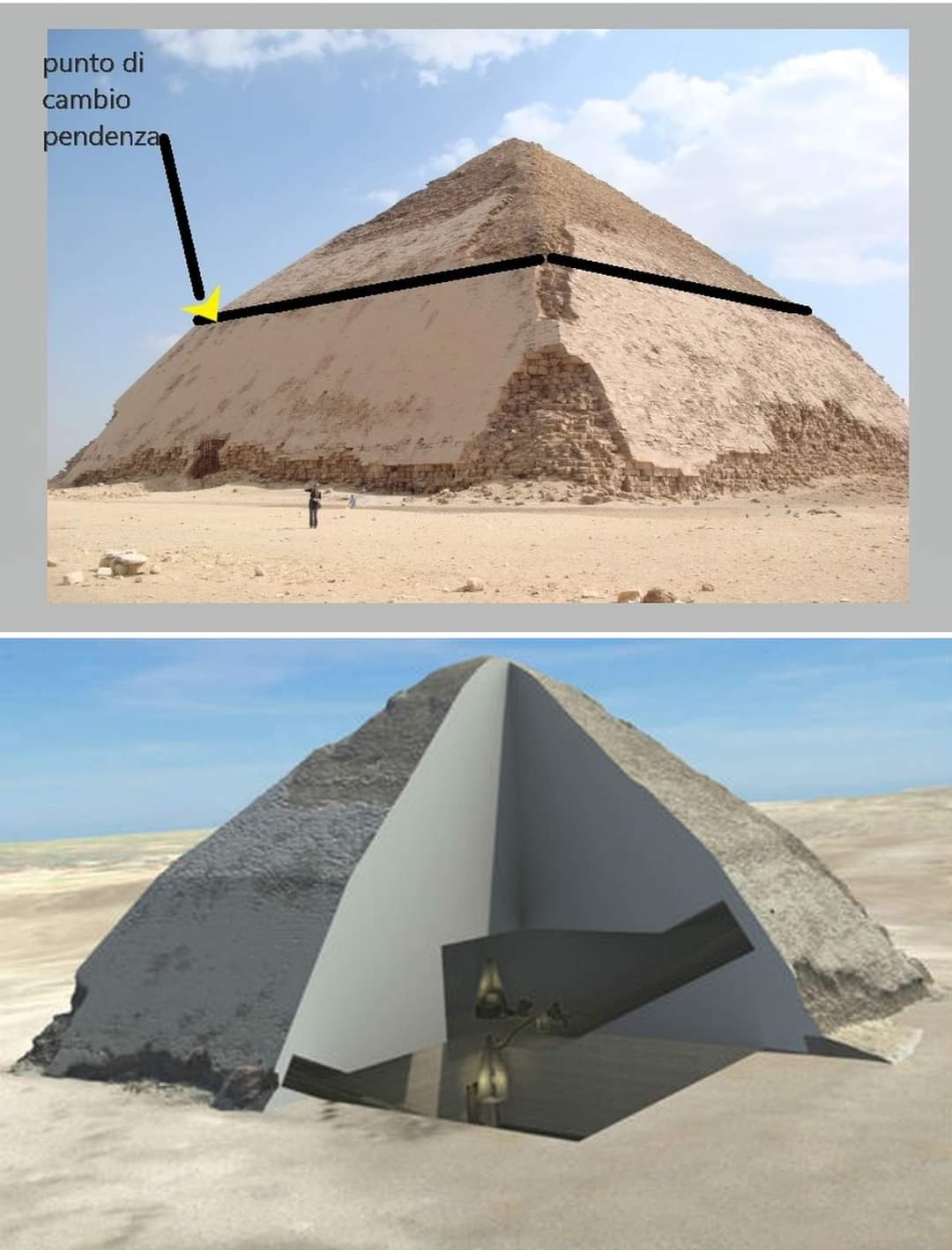 IL MISTERO DELLA PIRAMIDE ROMBOIDALE