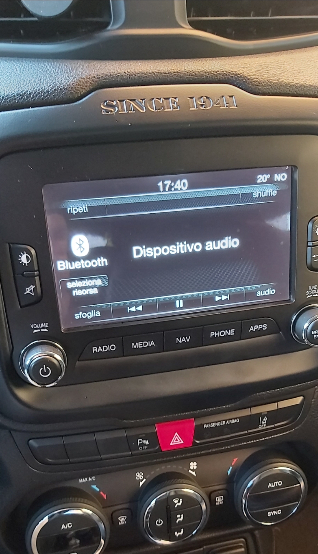 Problema con lo stereo