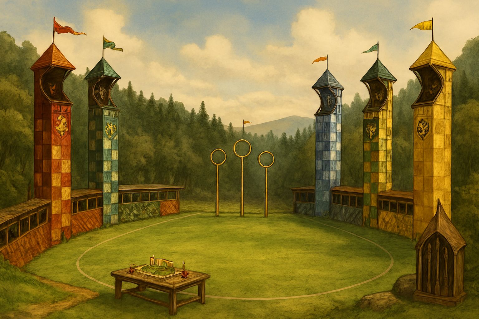 Descrizione campo di Quidditch