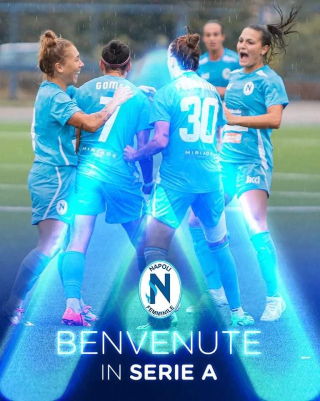 Il Napoli femminile è stato promosso in SerieA