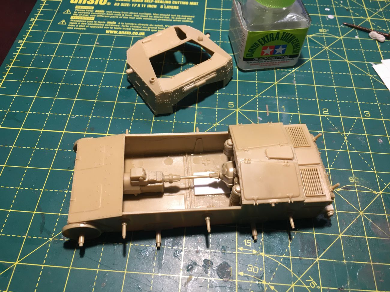 Ansaldo M40 75/18 1/35 Italaerei