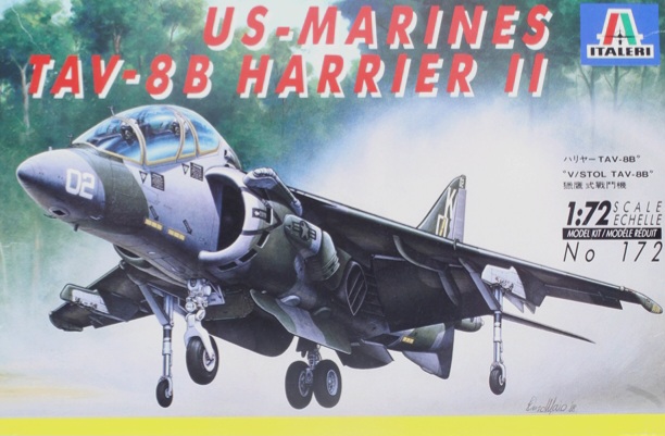 Harrier....modelli e decals in 72
