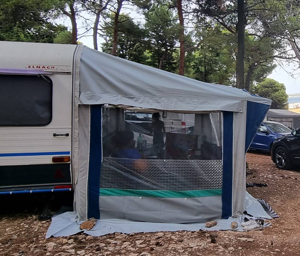 Veranda per roulotte