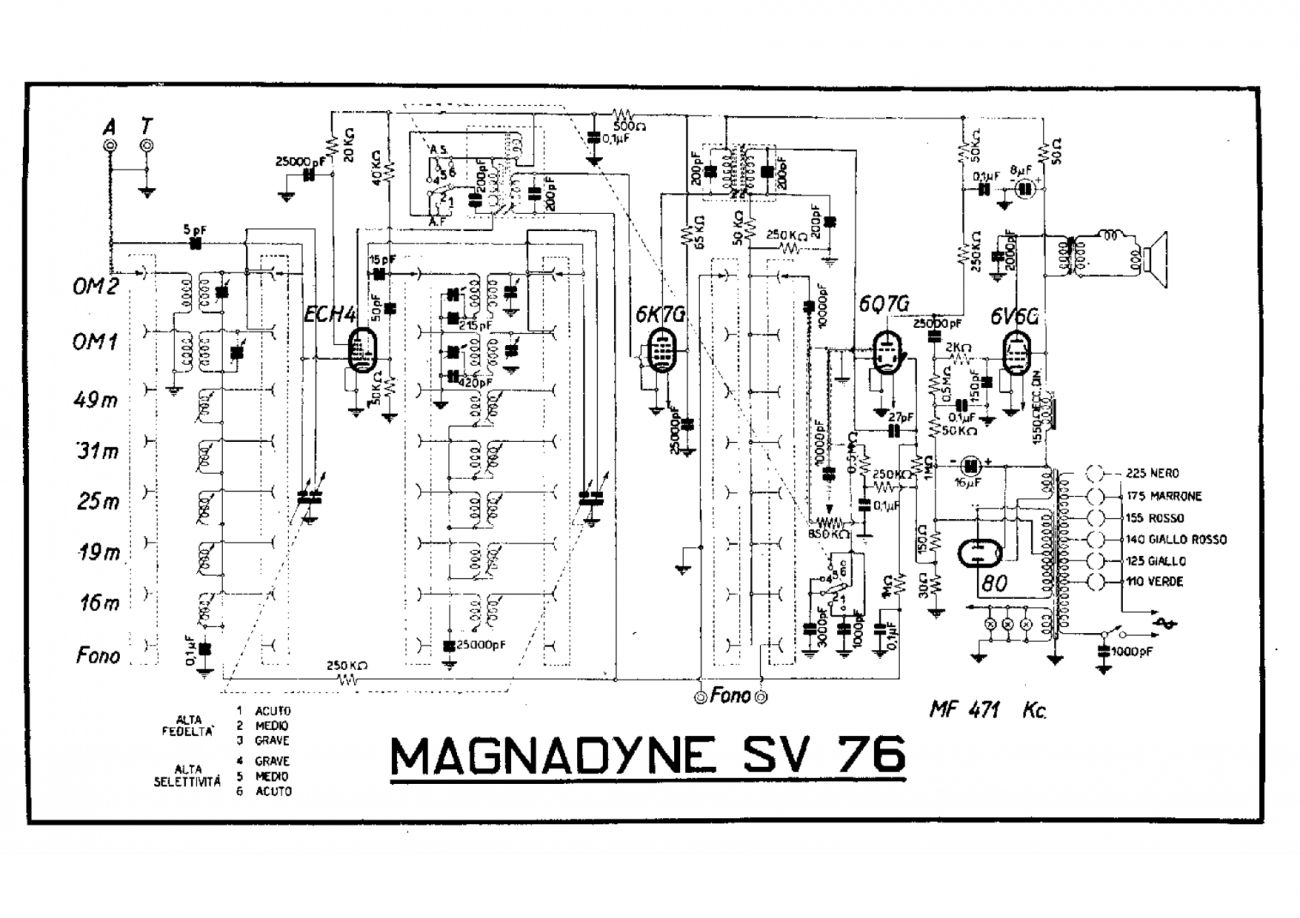 (1217) Magnadyne Sv 76
