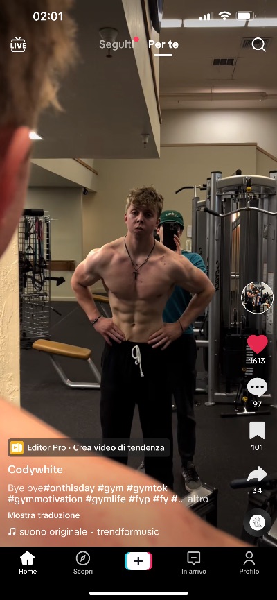 valutate un altro gymcel