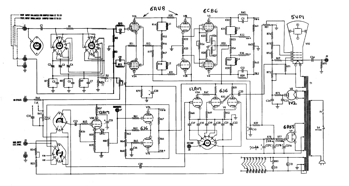 Oscilloscopio EICO 460