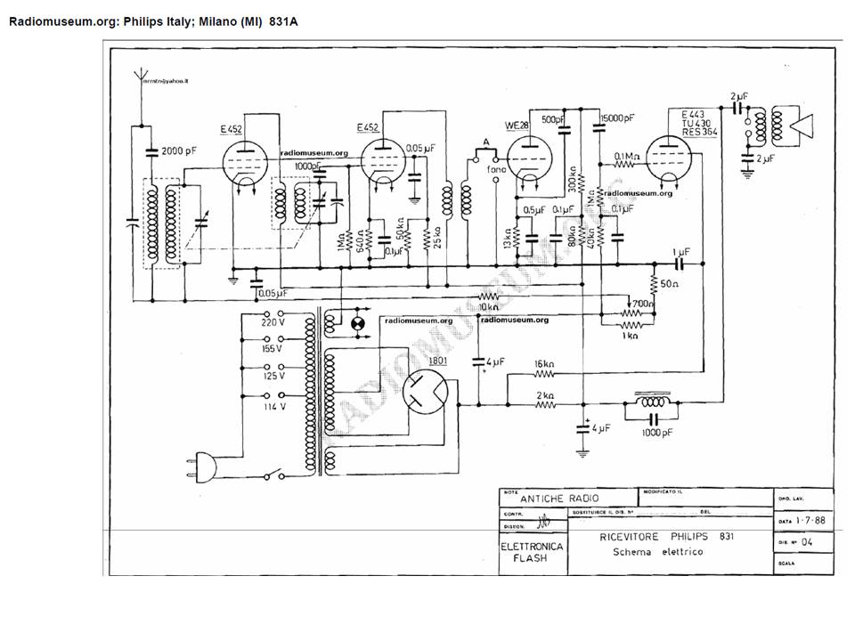 Radio Phlips 831A