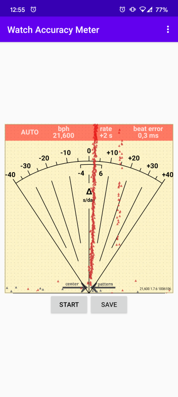 Watch Accuracy Meter - App per orologi meccanici