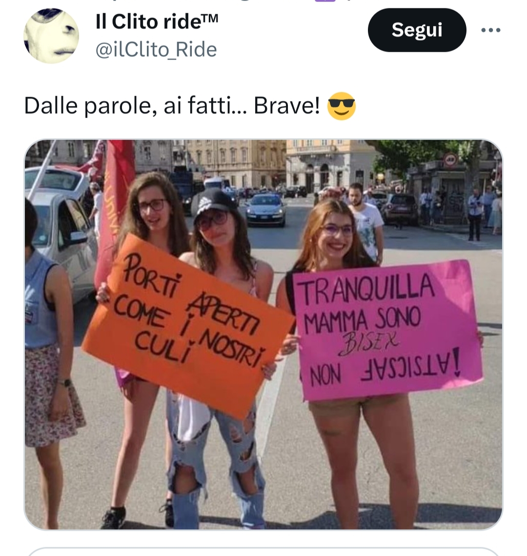 porti aperti.......come i nostri culi!!!