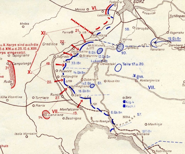23 giugno 1915 La Prima battaglia dell'Isonzo