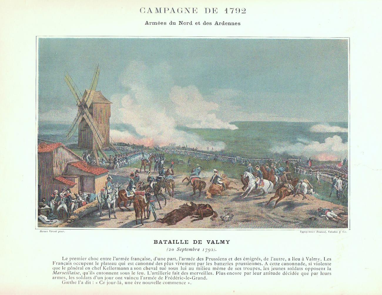 La battaglia di Valmy 20 settembre 1792